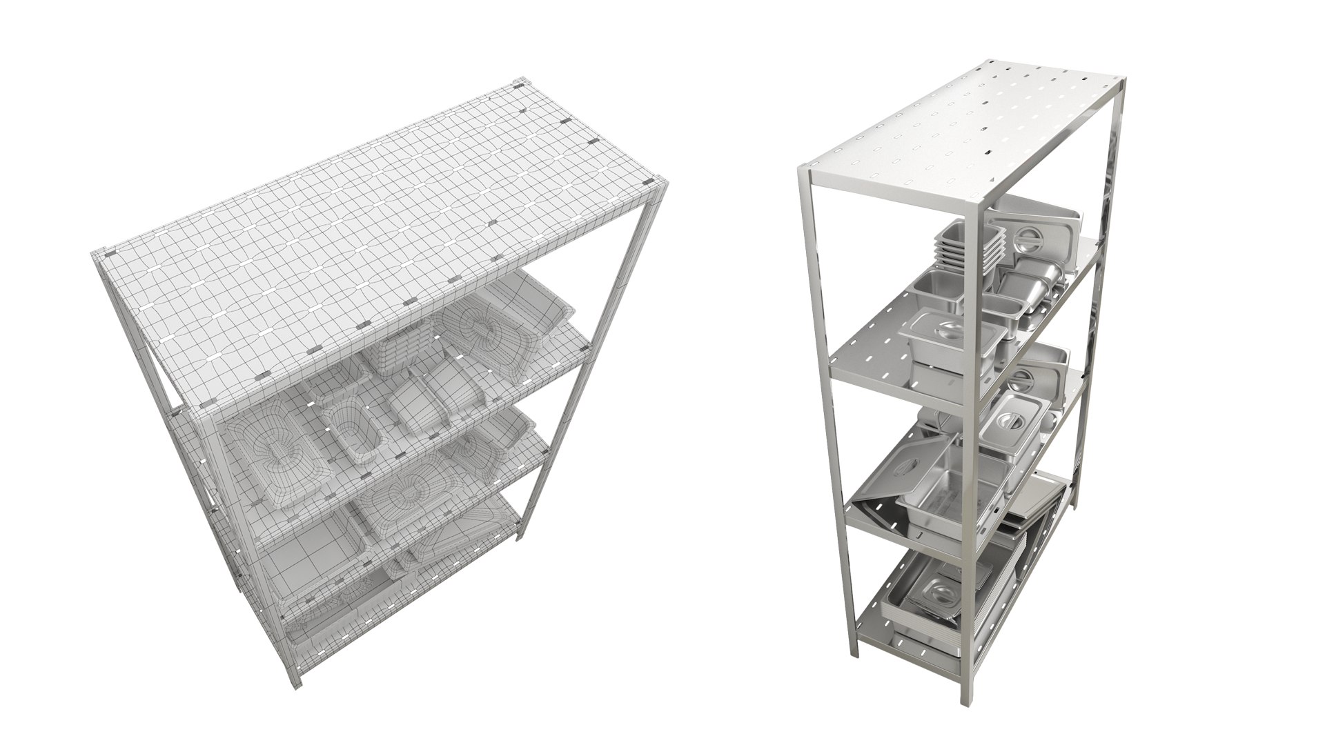3D Model Perforated Rack - TurboSquid 2380759