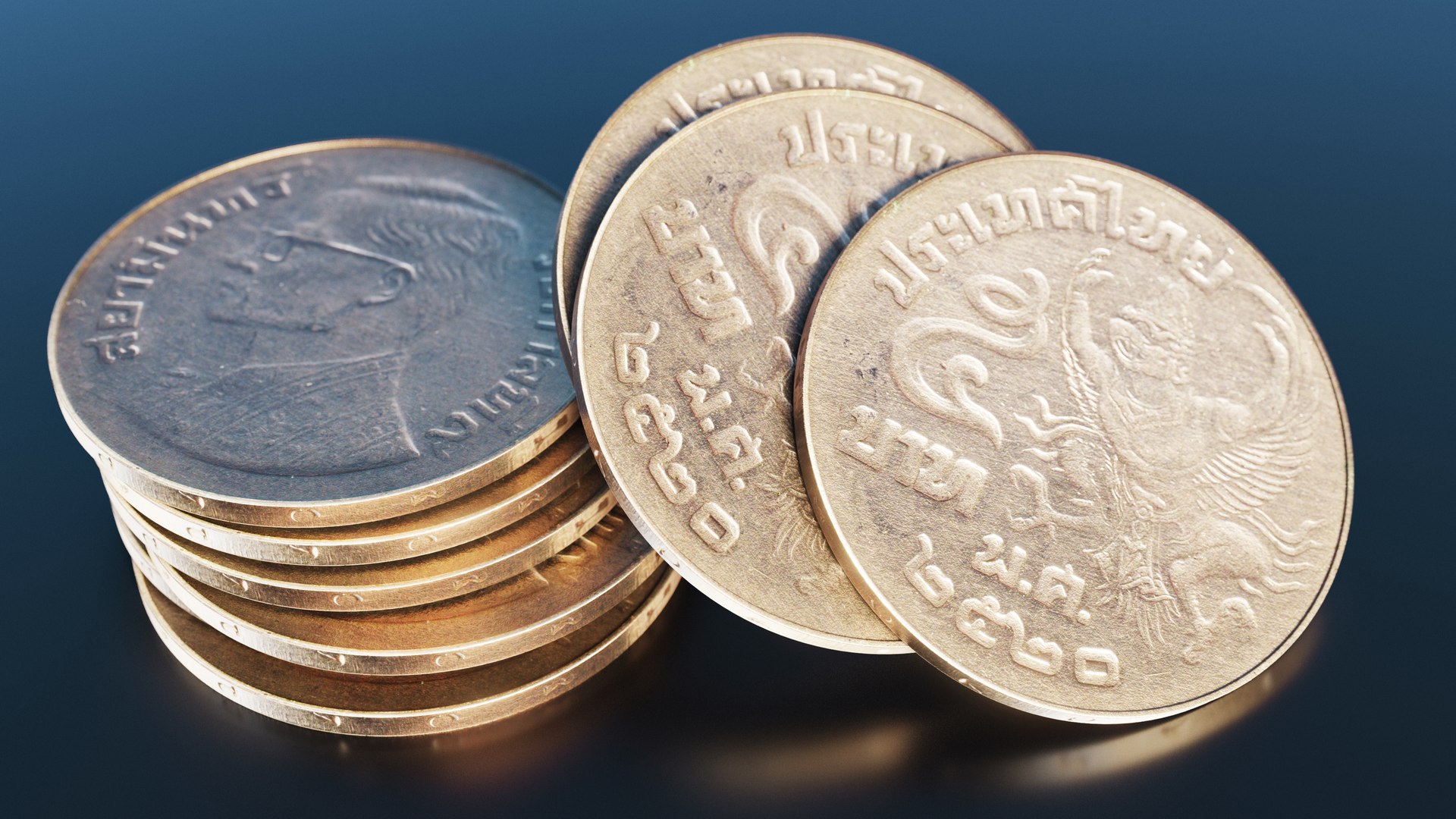 3D Model Thai 5 Baht Coin - TurboSquid 2375122