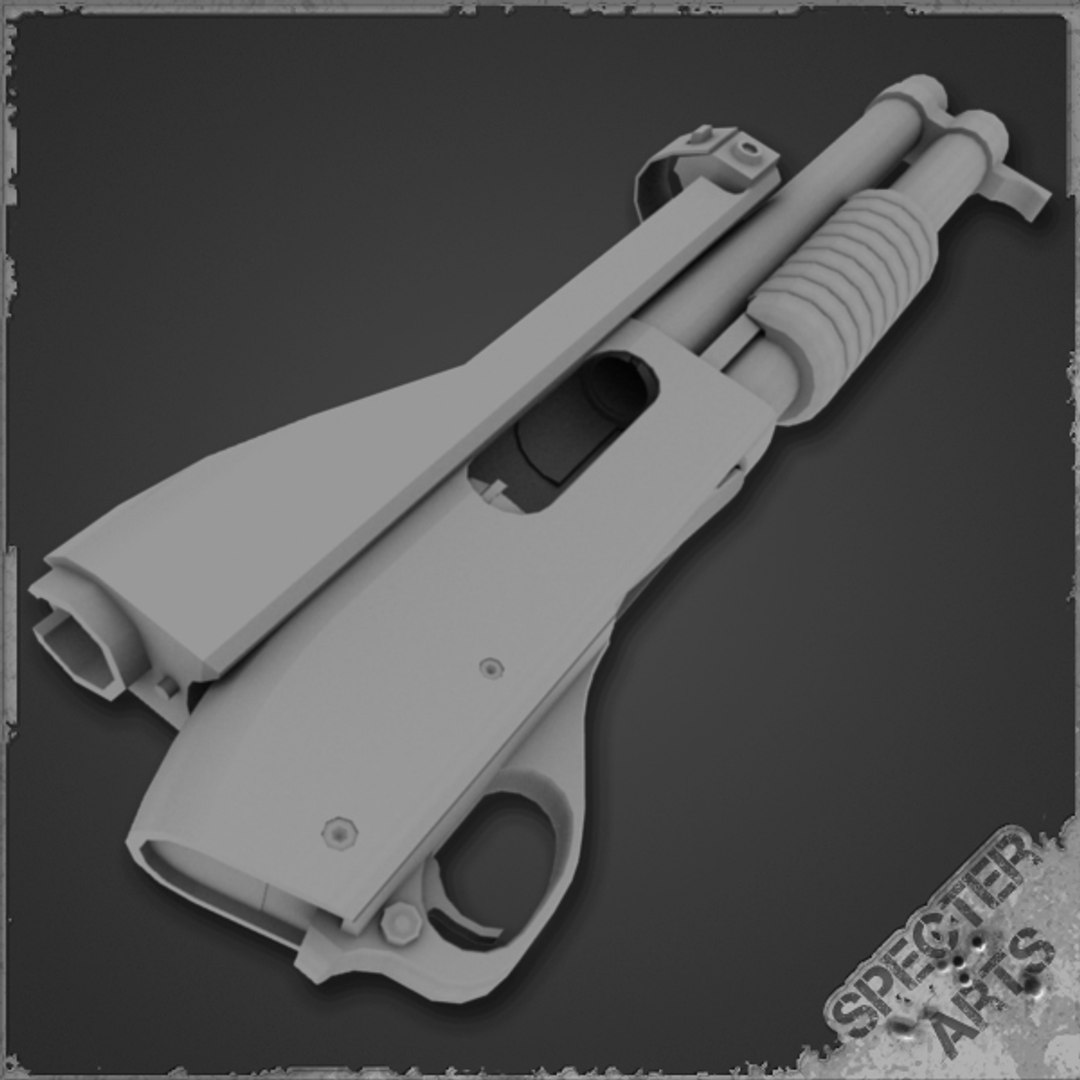 Masterkey Shotgun 3d Model