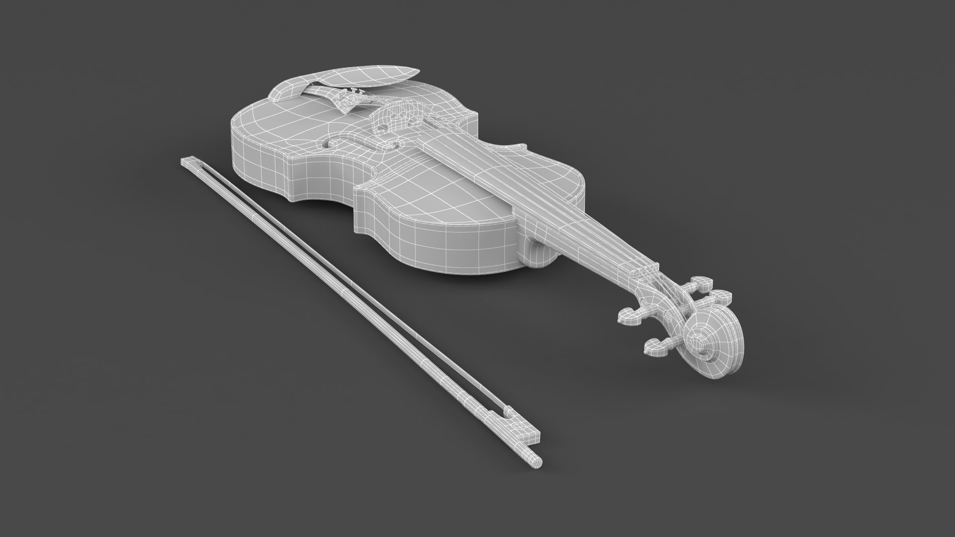 Violin 3D Model - TurboSquid 2030383