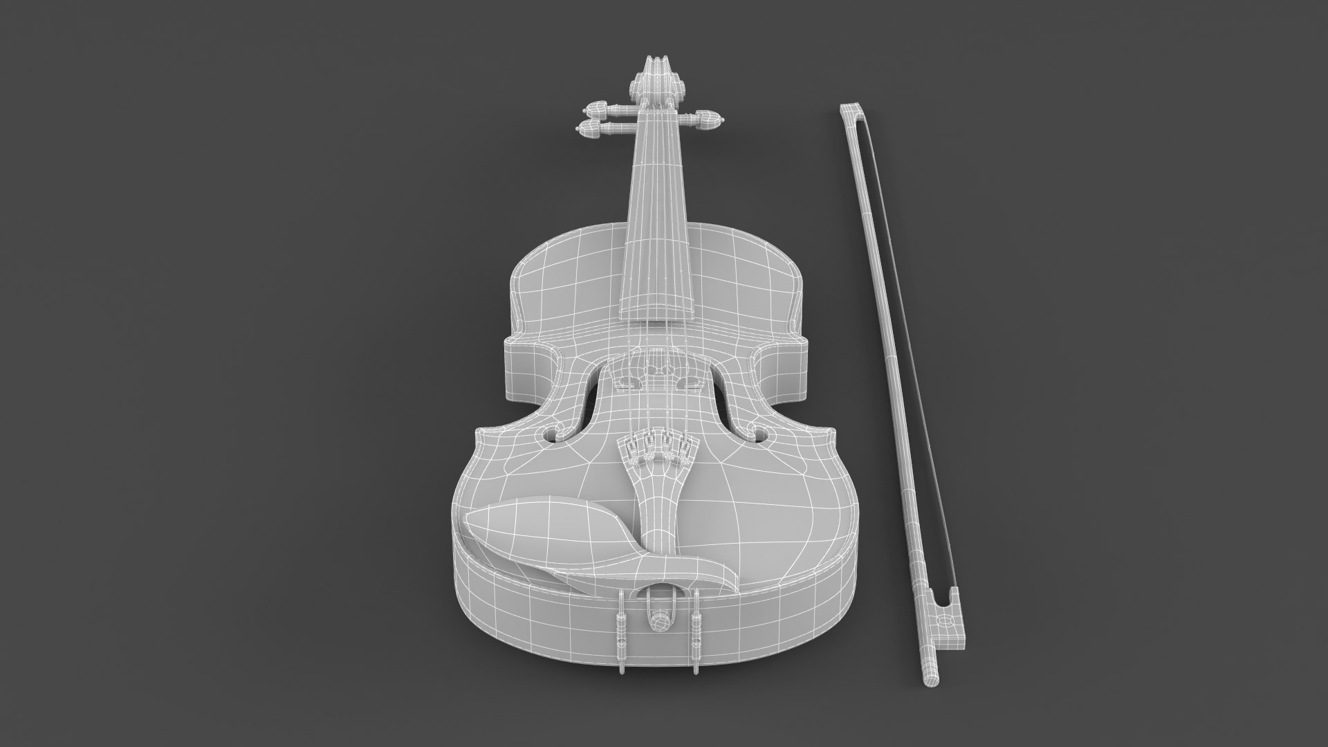 Violin 3D Model - TurboSquid 2030383