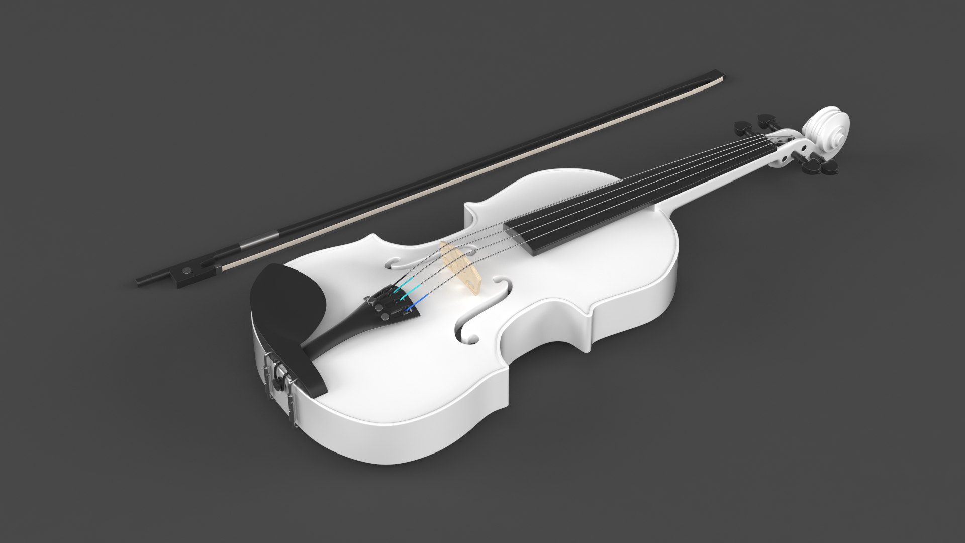 Violin 3D Model - TurboSquid 2030383