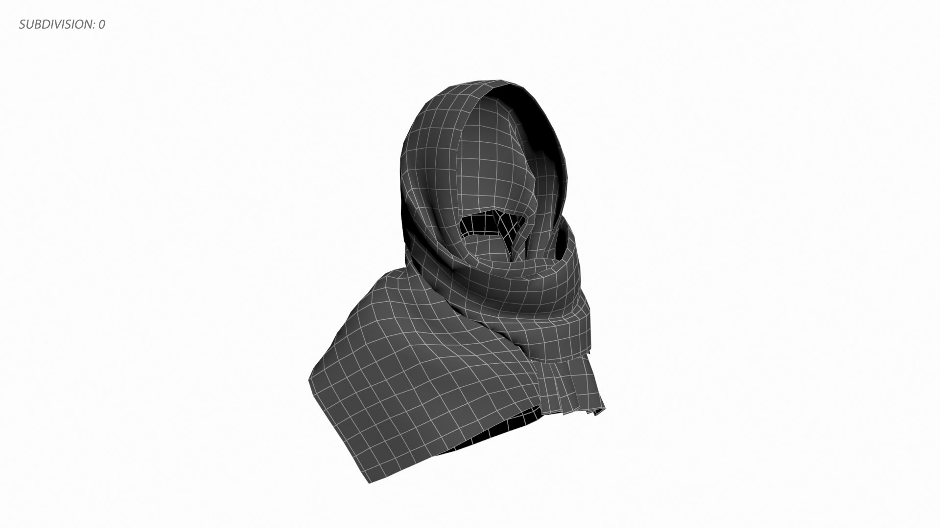 3D Shawl Fabric Model - TurboSquid 2184364