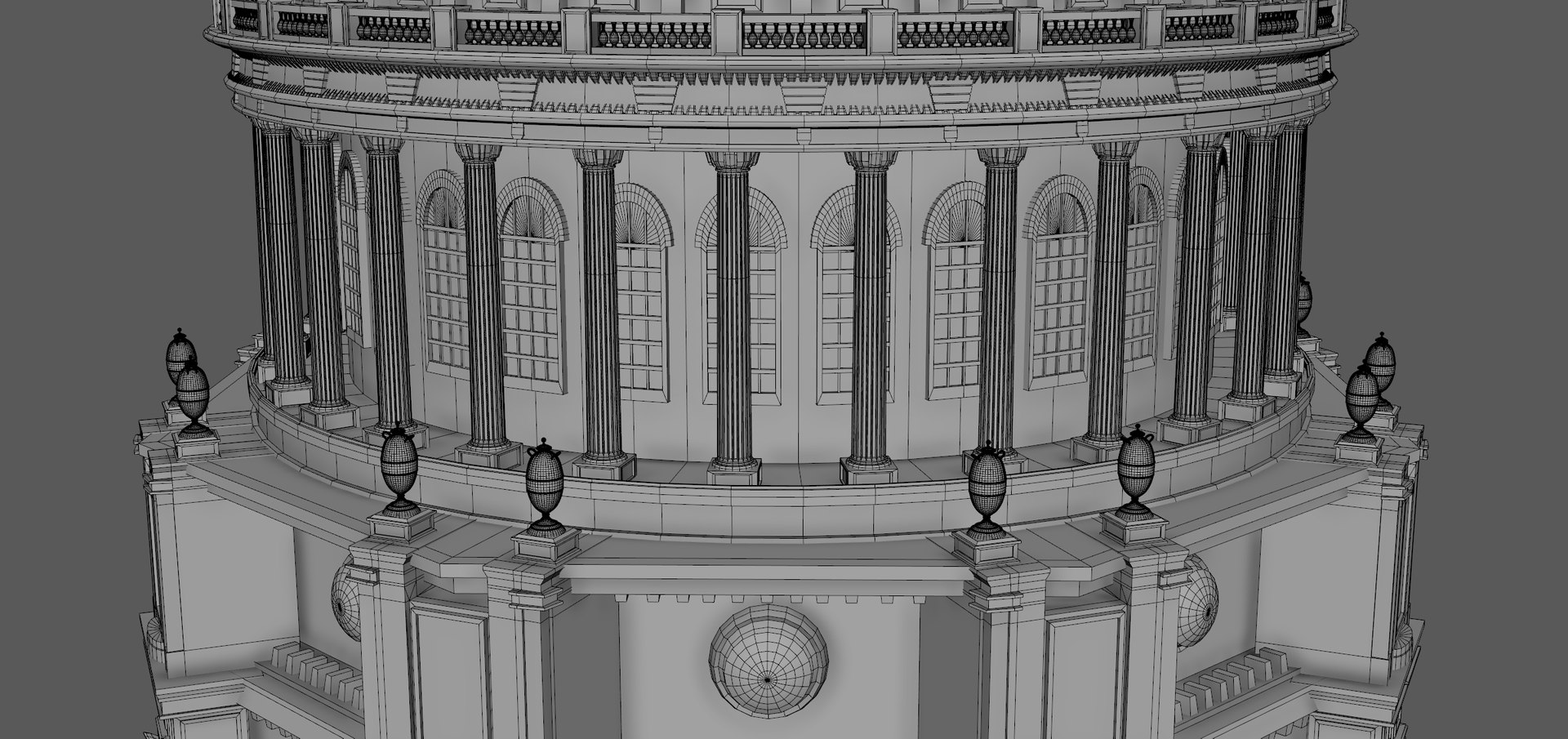 3D Fantasy Dome Classic Temple - TurboSquid 1873149