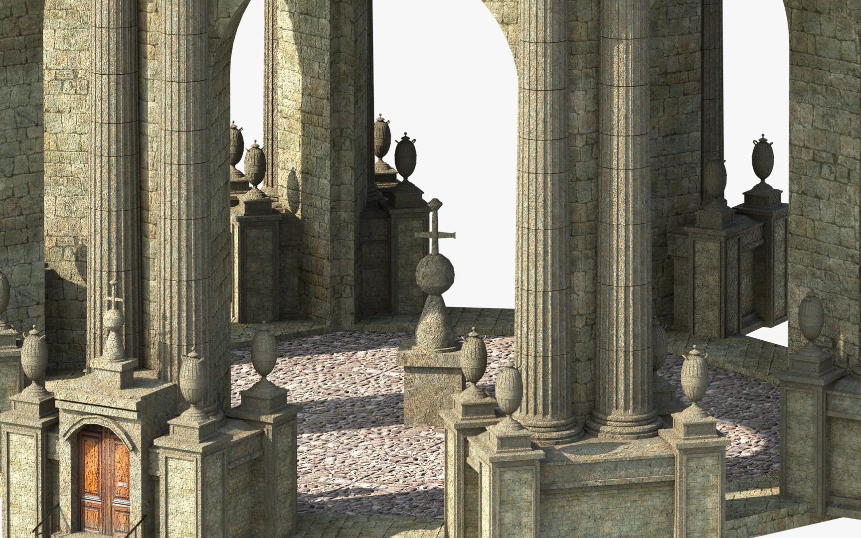 3D Fantasy Dome Classic Temple - TurboSquid 1873149