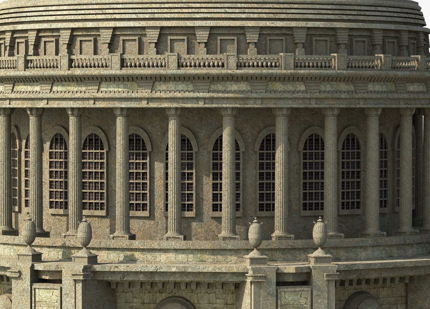 3D Fantasy Dome Classic Temple - TurboSquid 1873149