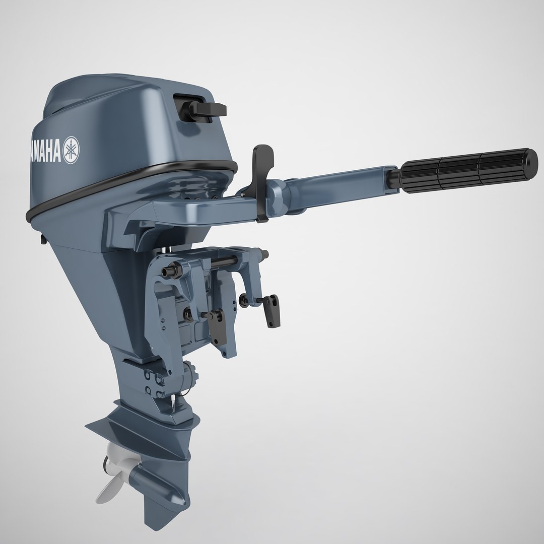 3d Yamaha Outboard Engine Model