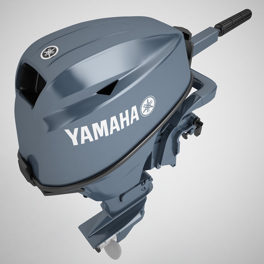 3d Yamaha Outboard Engine Model