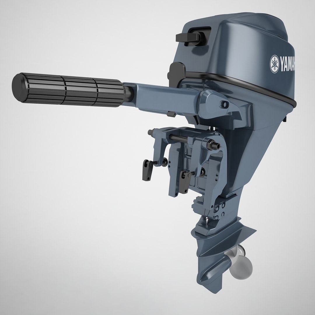 3d Yamaha Outboard Engine Model