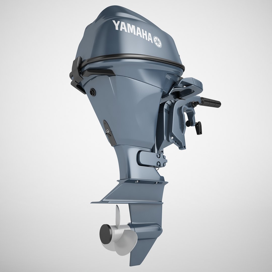 3d Yamaha Outboard Engine Model