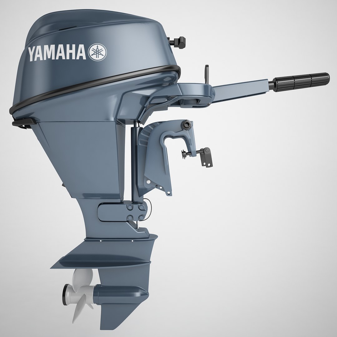 3d Yamaha Outboard Engine Model