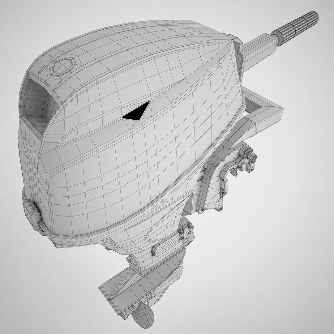 3d Yamaha Outboard Engine Model