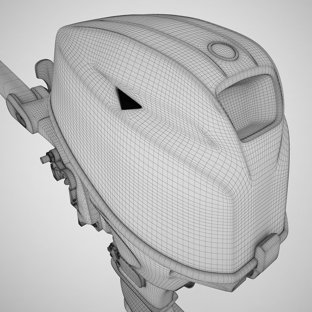 3d Yamaha Outboard Engine Model