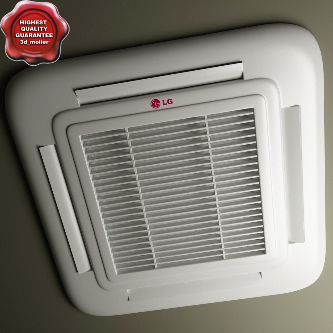 Wall Mounted Air Conditioners 3d Model