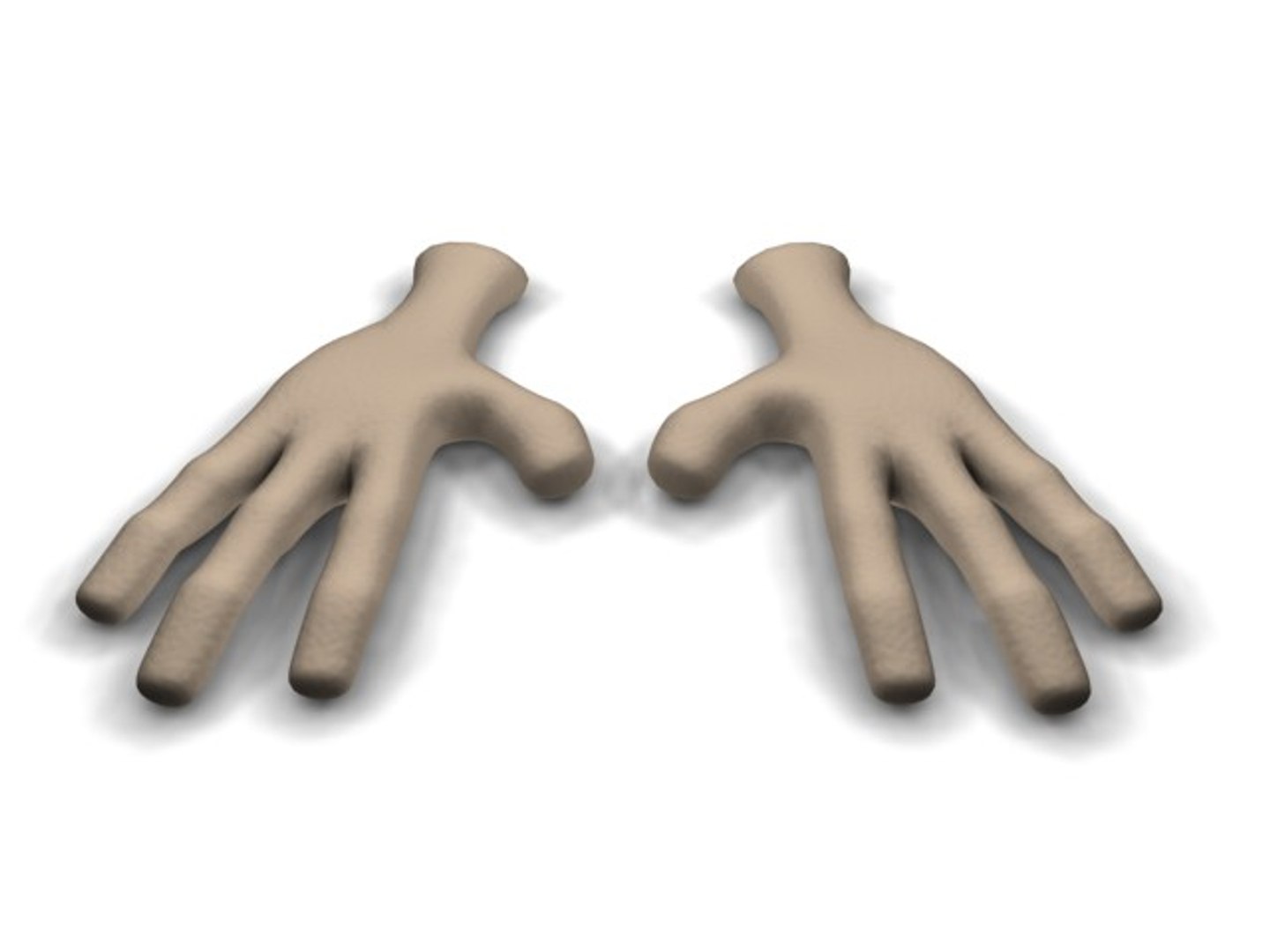 3d Cartoon Hand Model