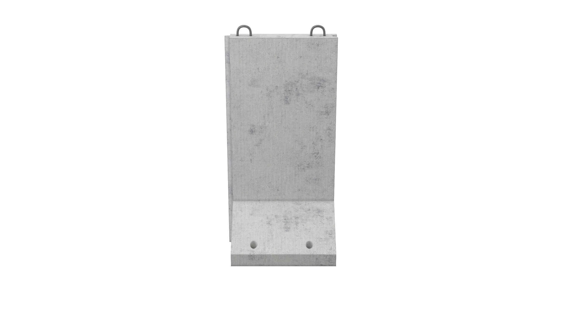 3D Concrete Barrier Model - TurboSquid 2081355