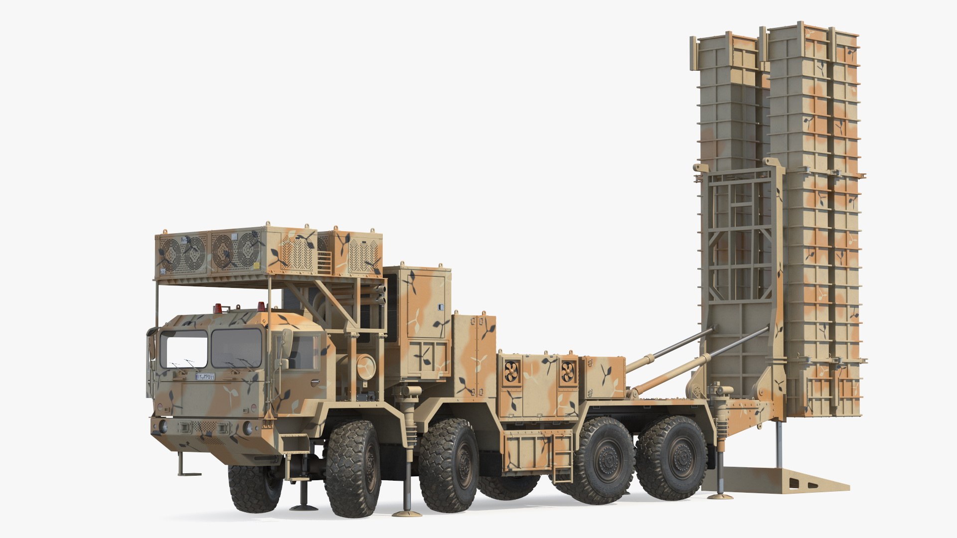 Iran Air Defence Bavar 373 Rigged For Maya Model - TurboSquid 2371728