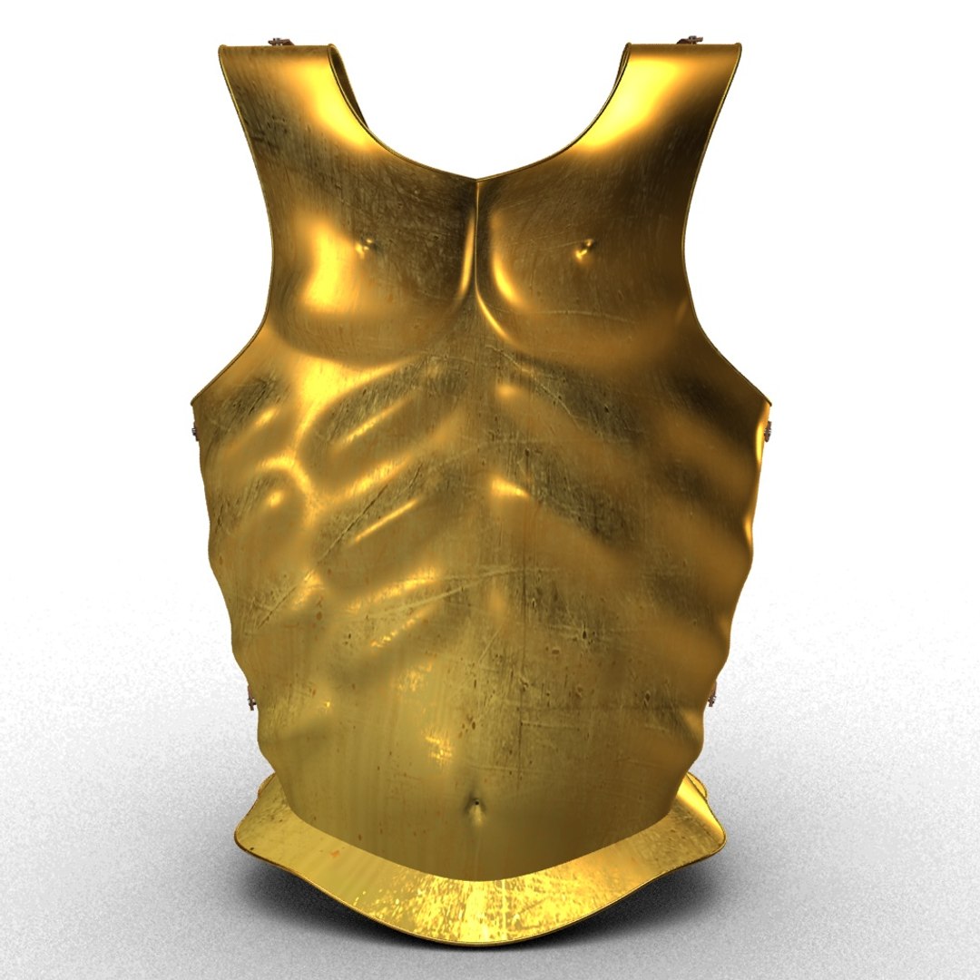 3D Brass Body Armor Model - TurboSquid 1376982