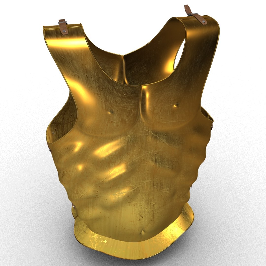 3D Brass Body Armor Model - TurboSquid 1376982