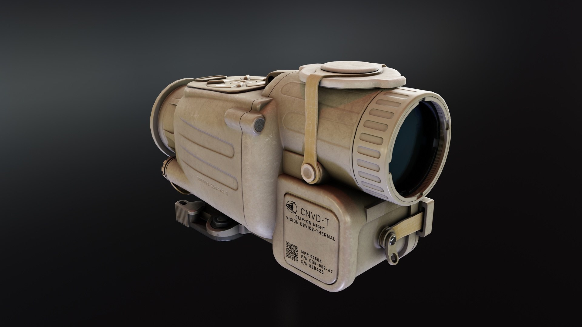 EO Tech CNVDT Thermal Night Vision Model - TurboSquid 1936866