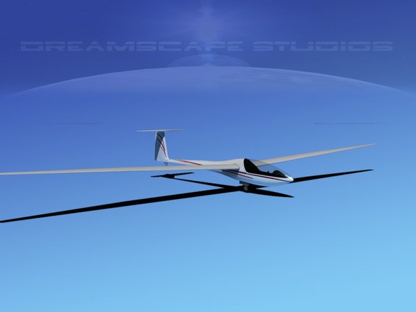 dg-200 sailplane 17 3ds