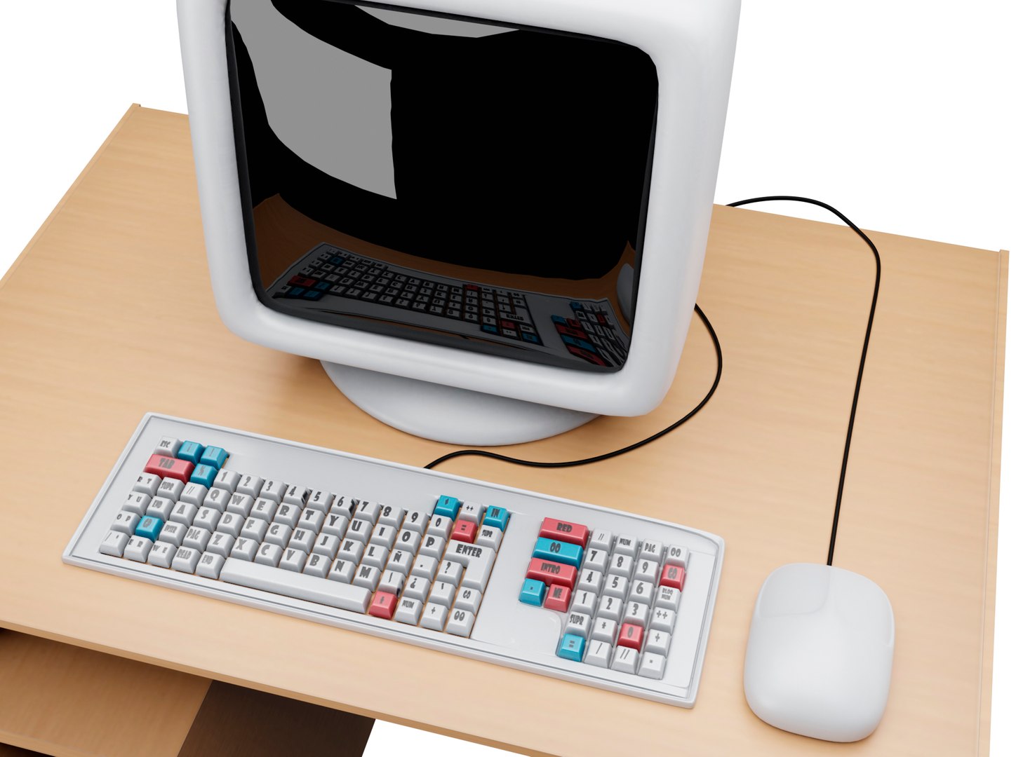 Desktop Computer 3D Model - TurboSquid 1460233
