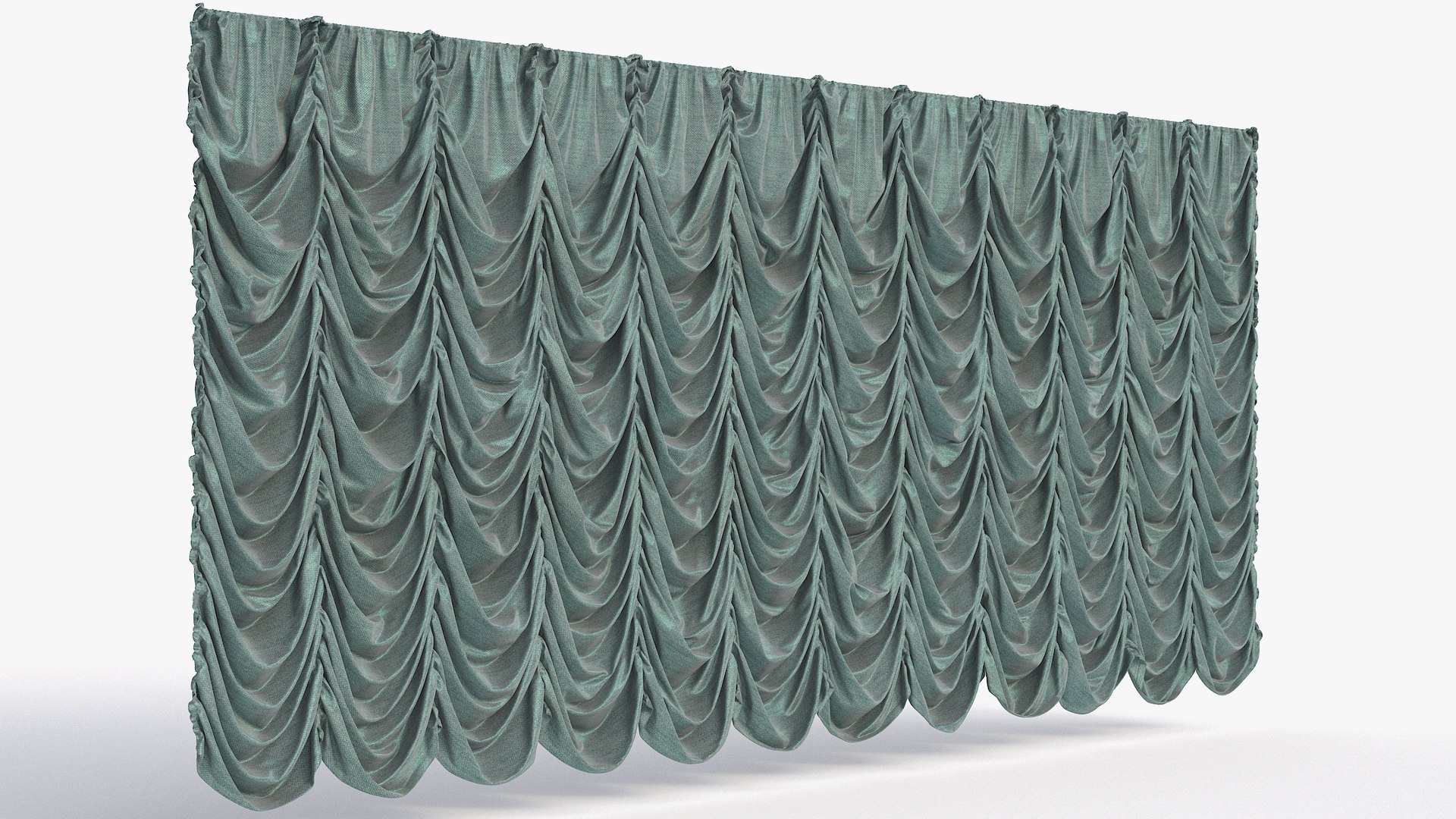 3D Austrian Curtain - TurboSquid 1828445