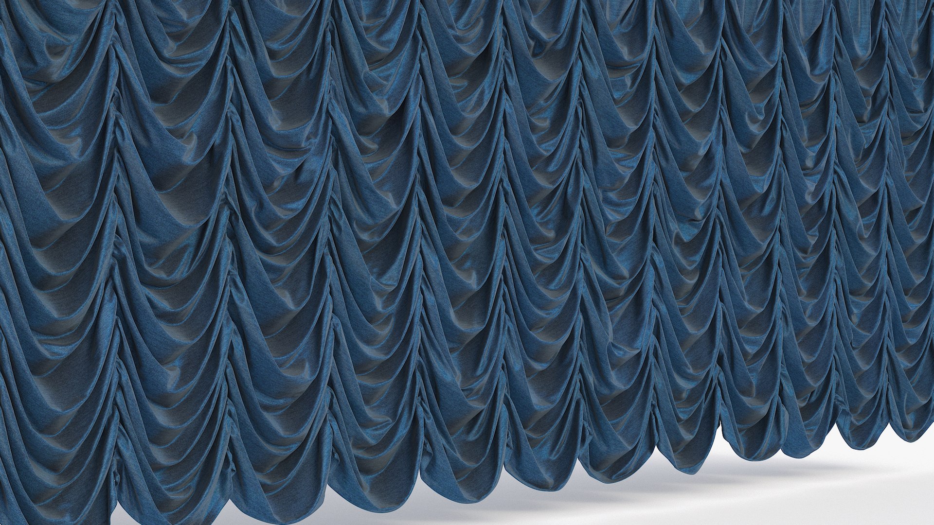 3D Austrian Curtain - TurboSquid 1828445