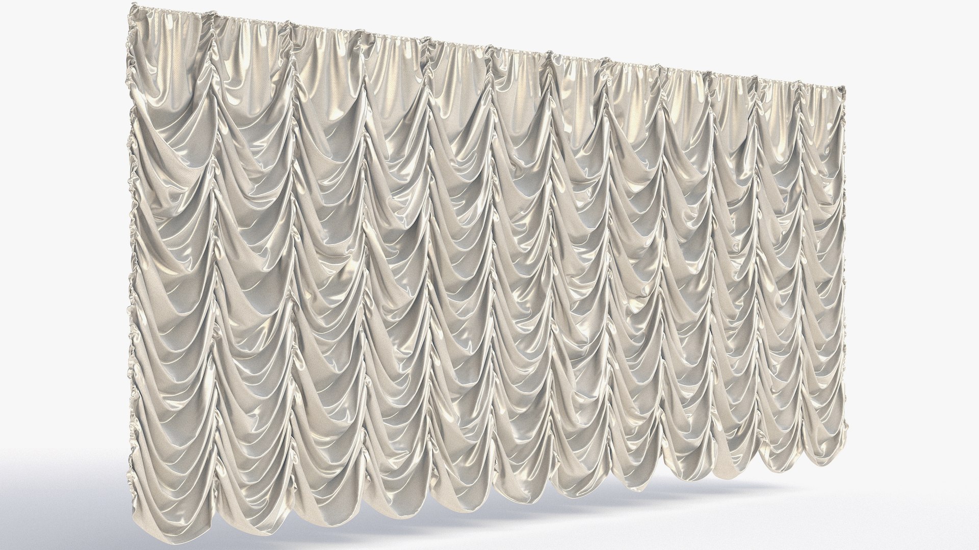 3D Austrian Curtain - TurboSquid 1828445