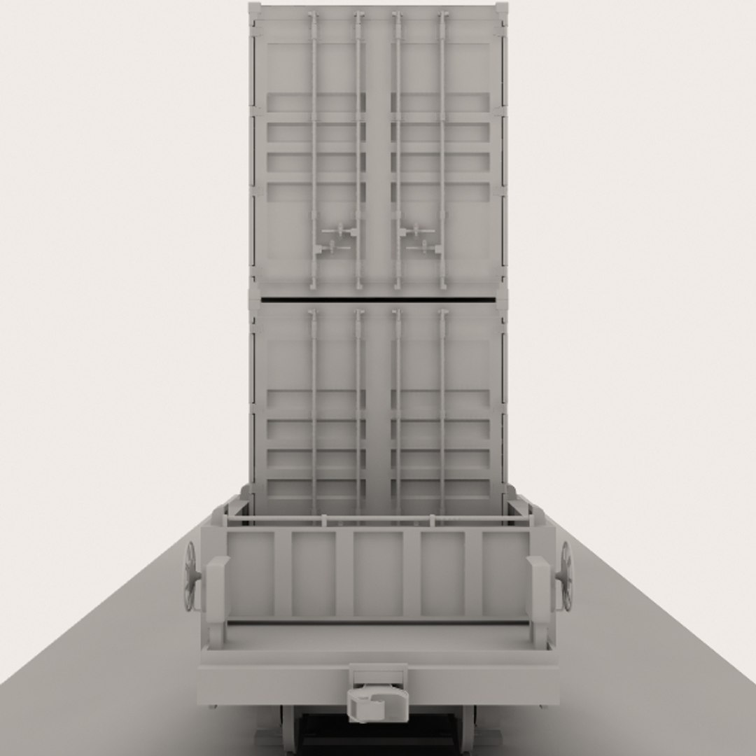lwo container stack railcar