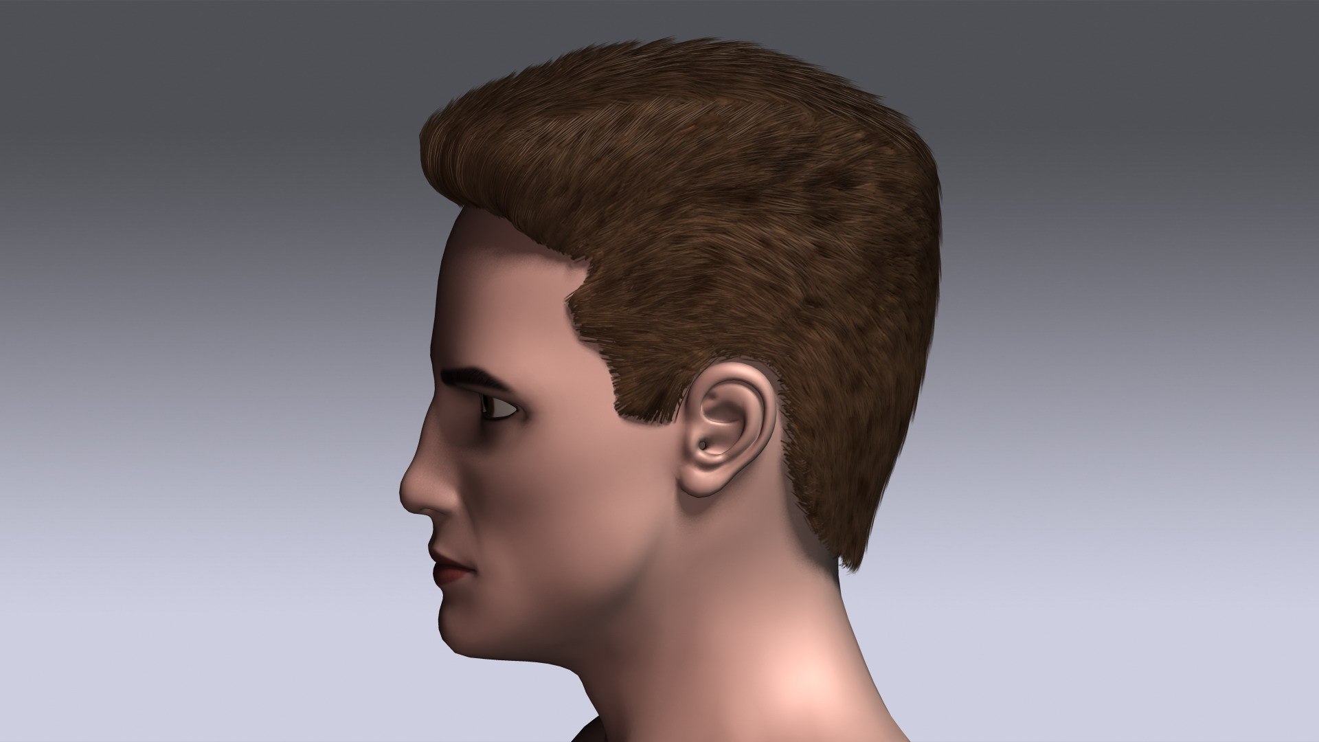 3D Model Hairstyle 43 - TurboSquid 2205118