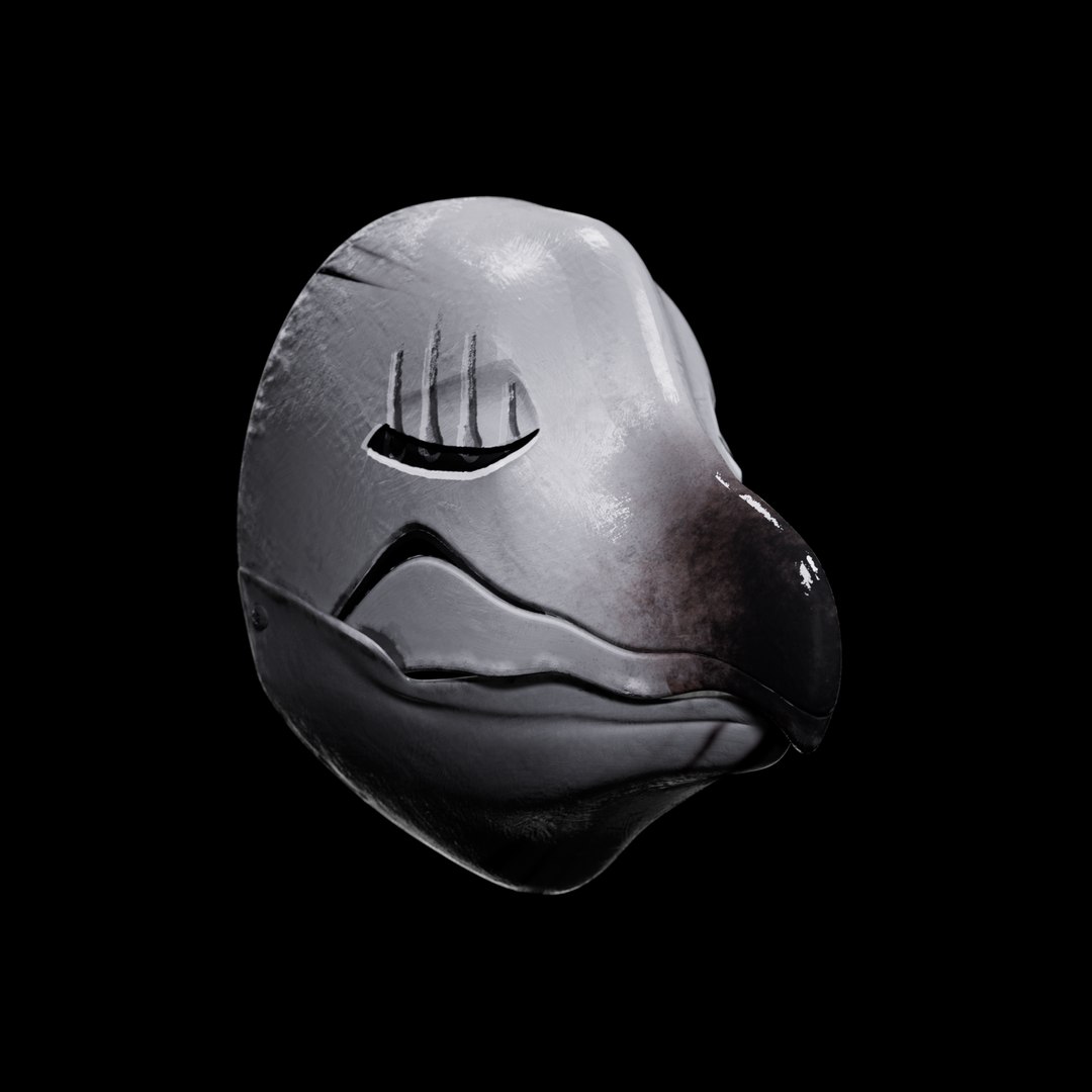 Japanese Bird Mask 3D Model - TurboSquid 2164398