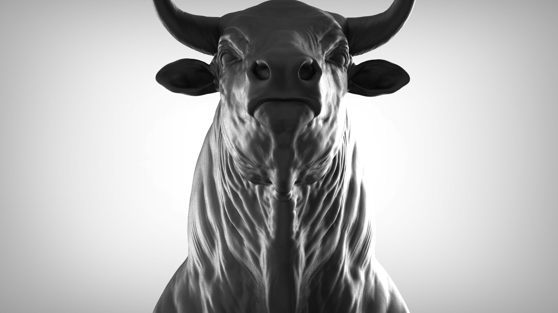 3D bull head model - TurboSquid 1424131