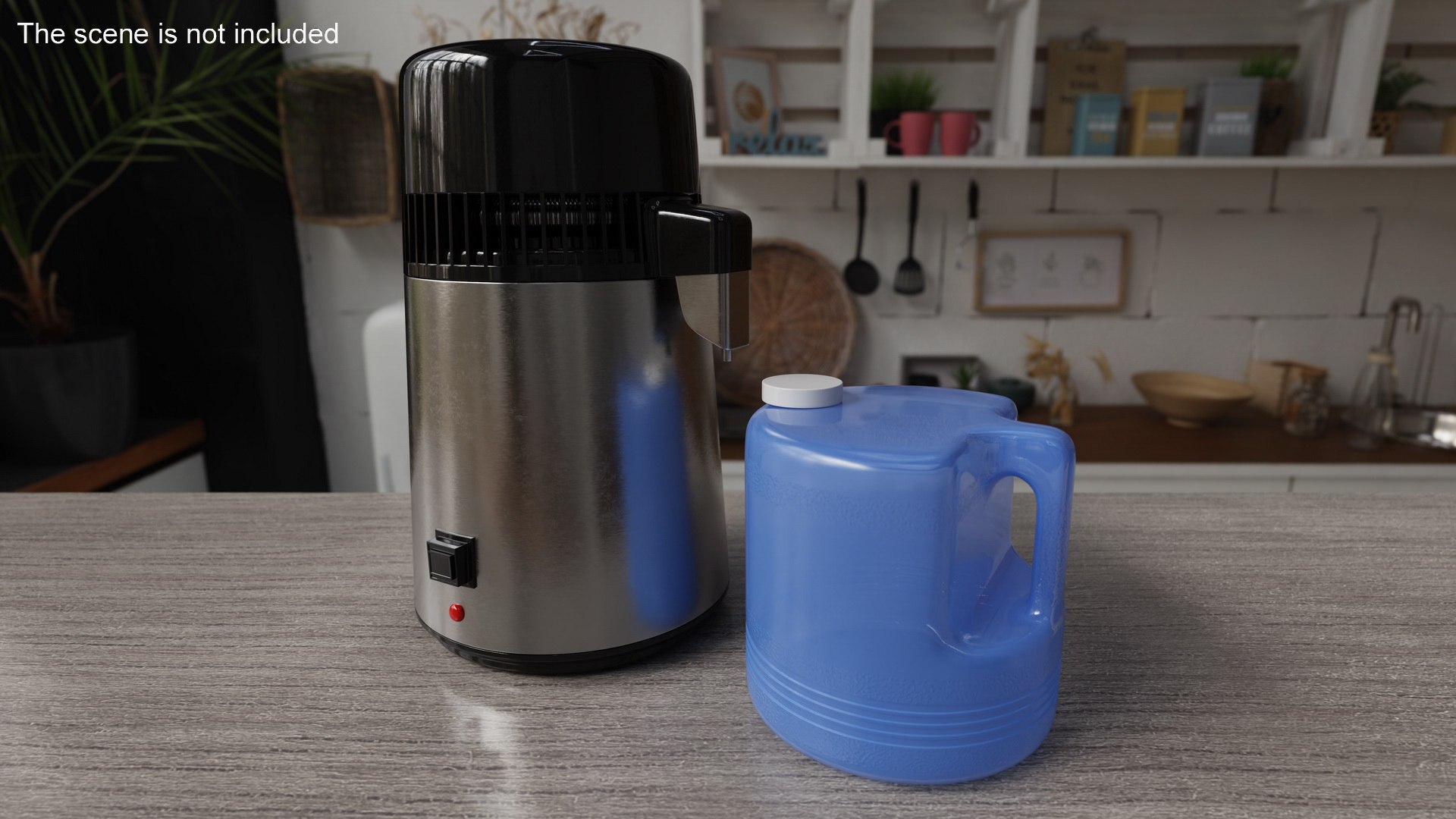 3D Water Distillation Gathering Bottle - TurboSquid 2407522