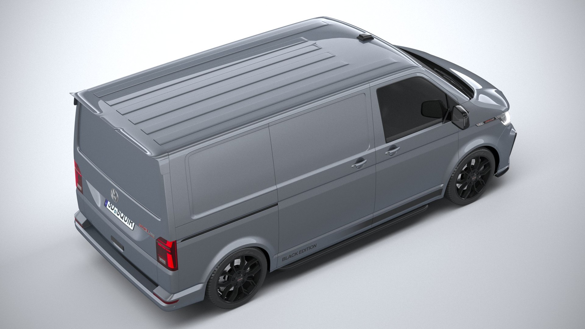 3D Volkswagen Transporter T6 1 SportLine 2022 Model - TurboSquid 1815931