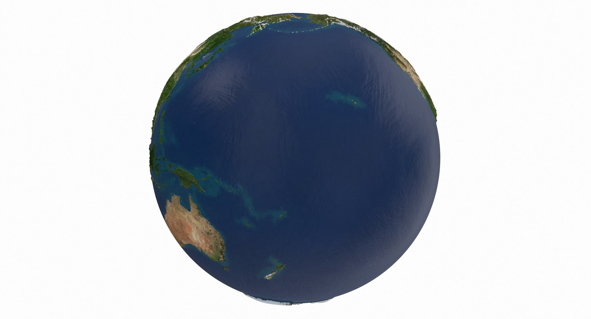 3D artistic topographic globe - TurboSquid 1556741