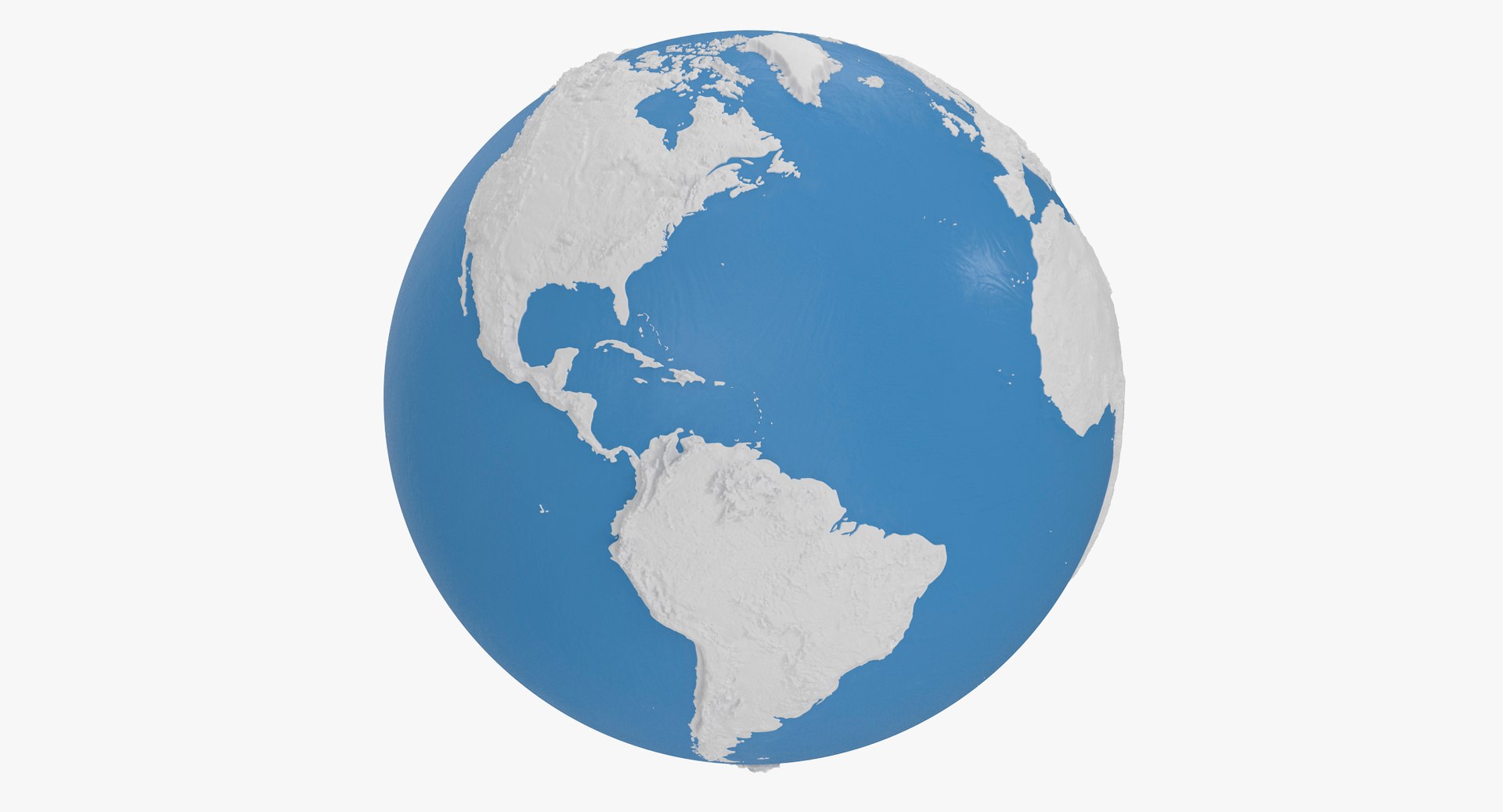 3D Artistic Topographic Globe - TurboSquid 1556741