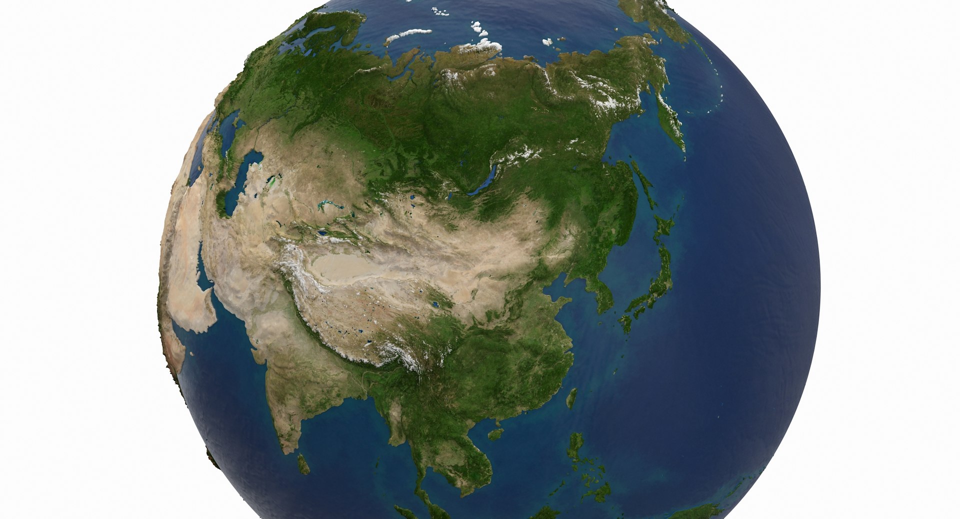 3D artistic topographic globe - TurboSquid 1556741