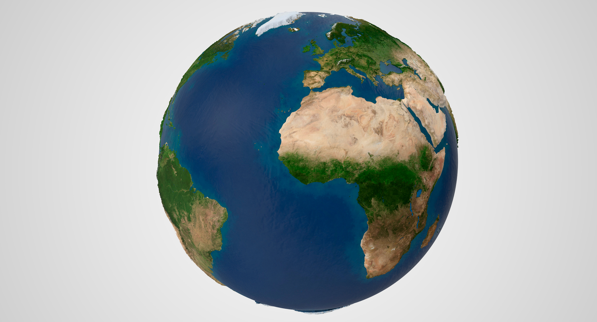 3D artistic topographic globe - TurboSquid 1556741