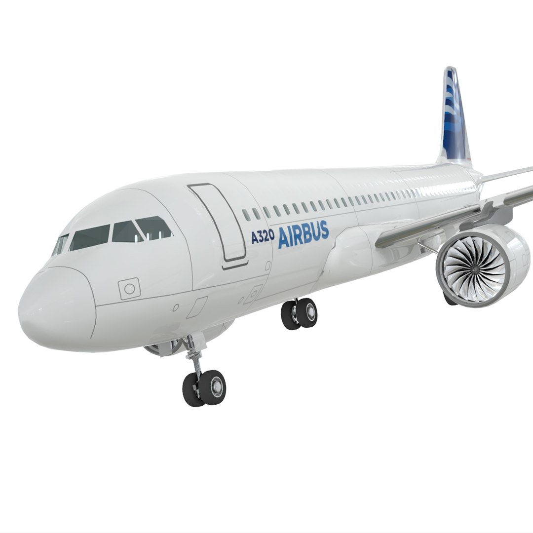 3d model airbus a-320