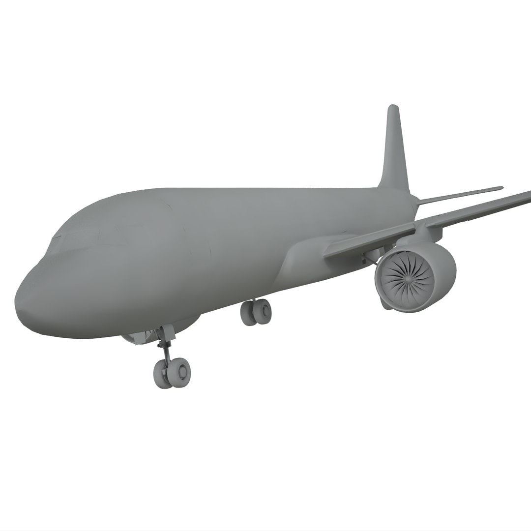 3d model airbus a-320