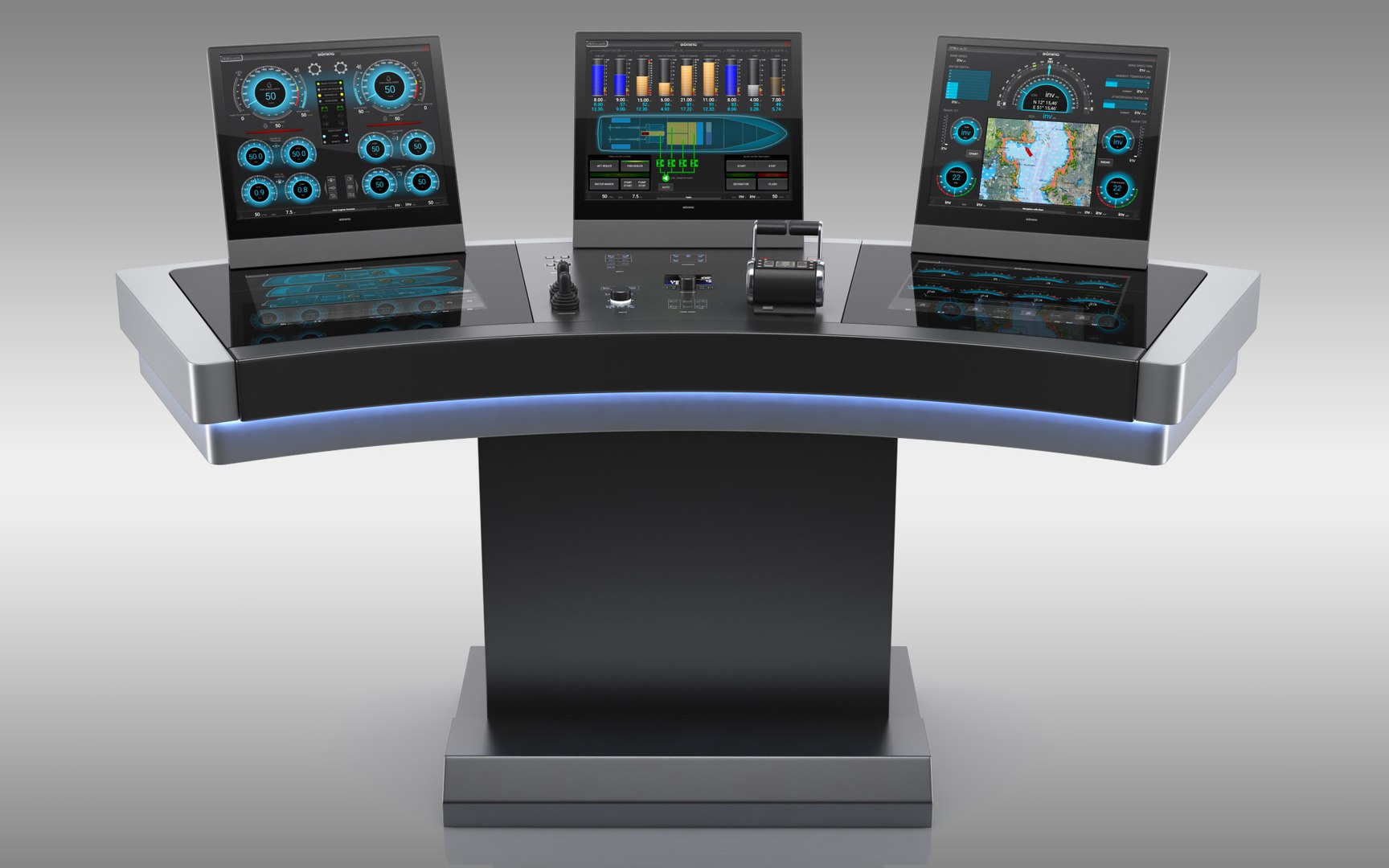 3D Smart Bridge Vessel - TurboSquid 2208975