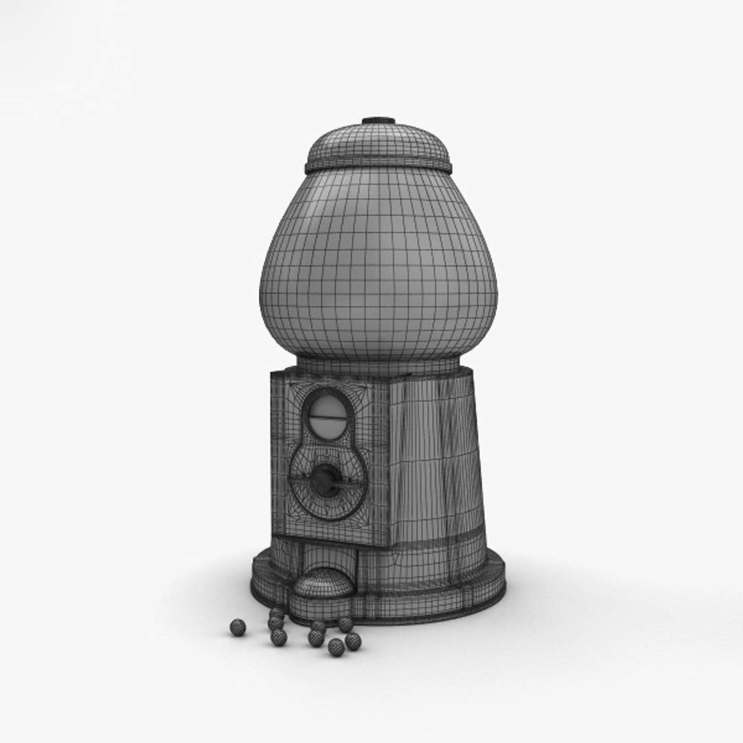 Gumball machine gum 3D - TurboSquid 1398637