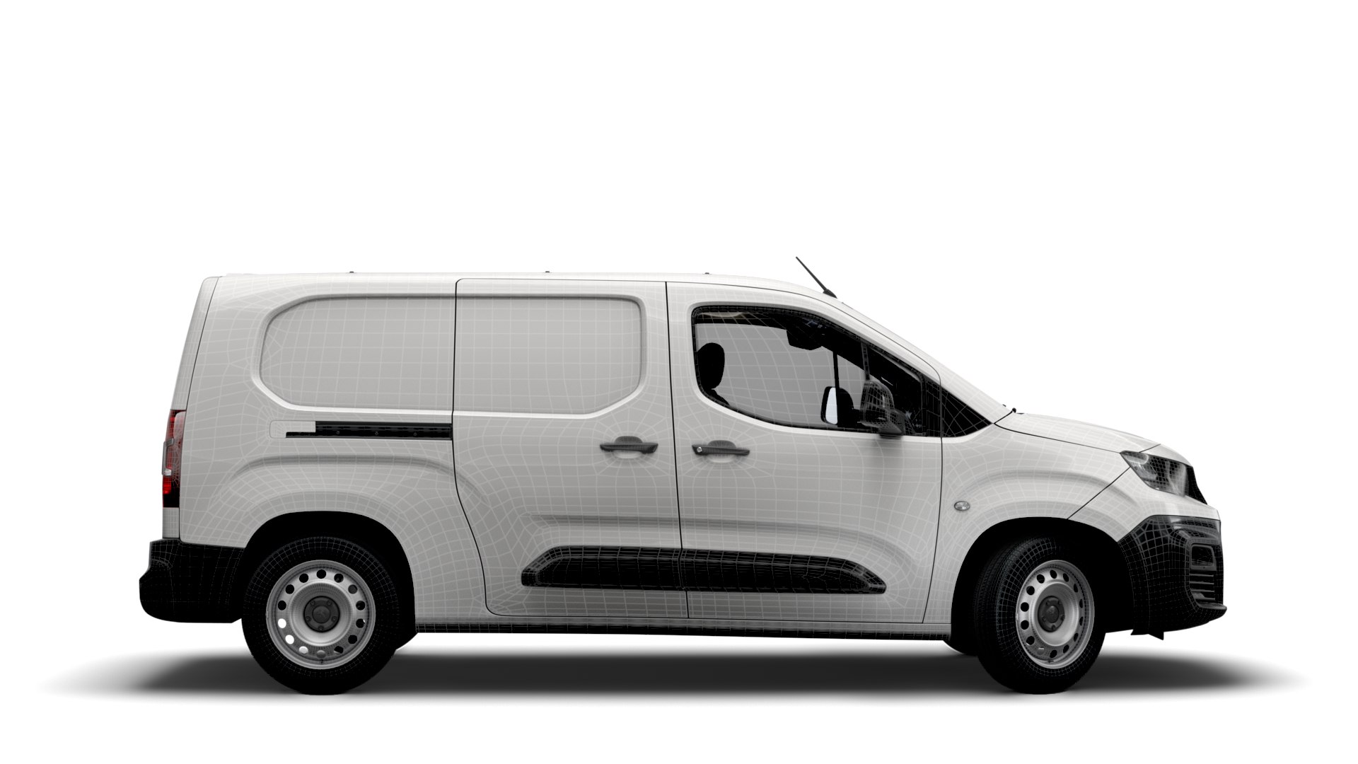 Peugeot Partner Uk-spec Professional 3D Model - TurboSquid 1641517