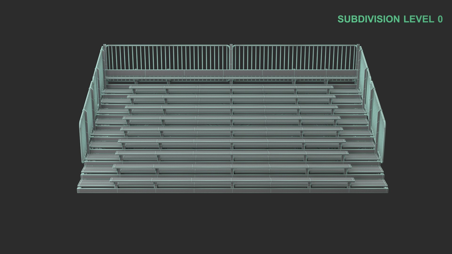 3D Model Bleachers - TurboSquid 2319837
