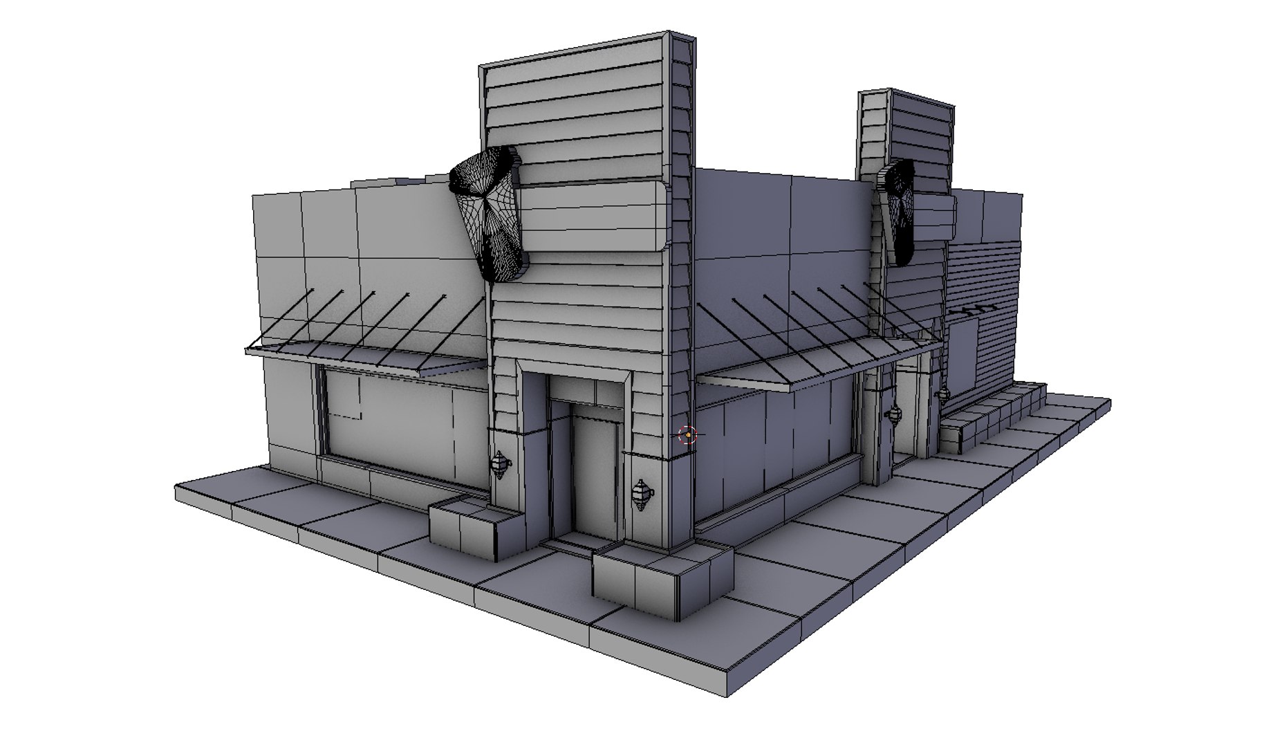 Generic Fast Food Restaurant 3D Model - TurboSquid 1341569