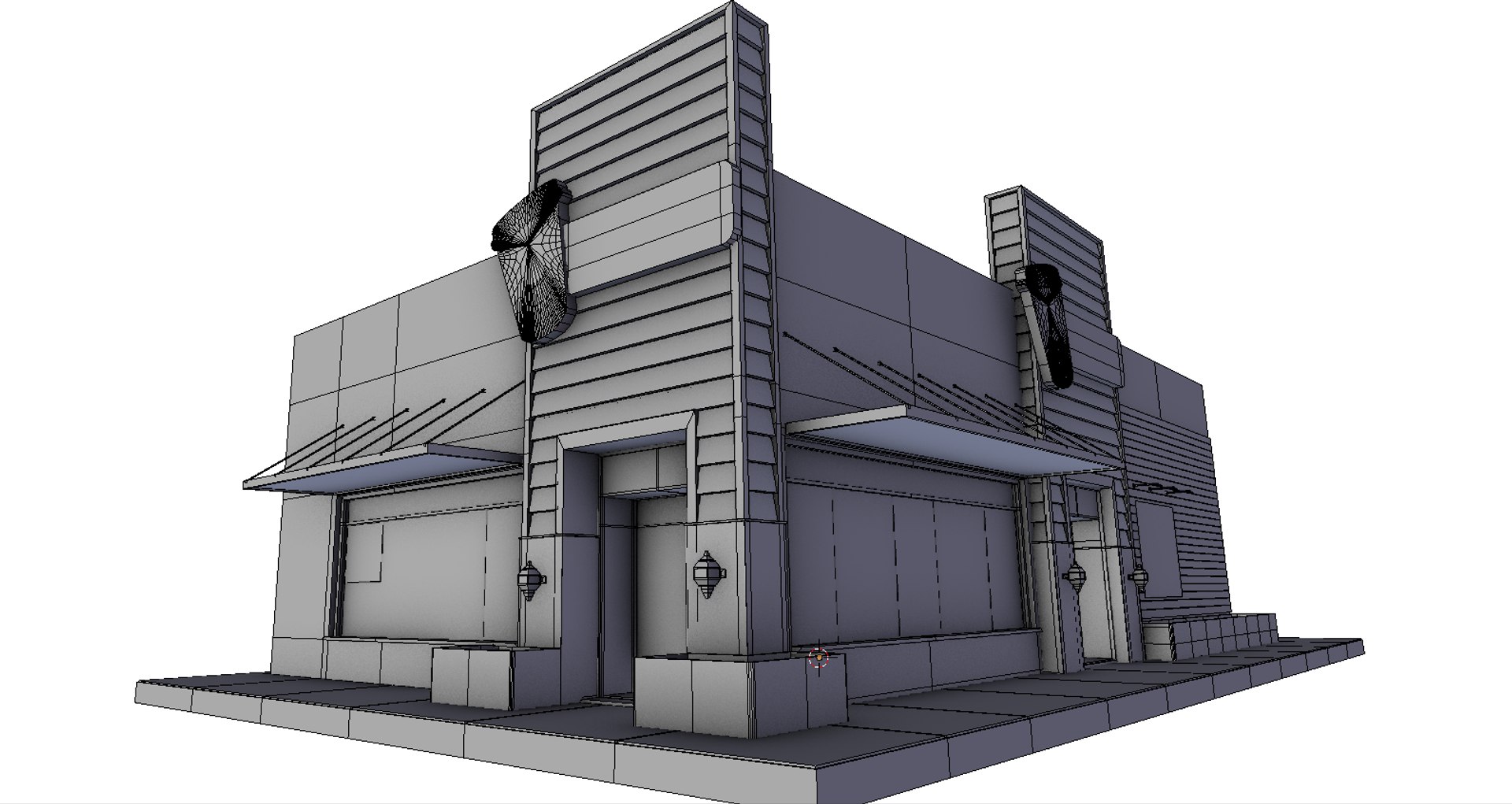 Generic Fast Food Restaurant 3D Model - TurboSquid 1341569