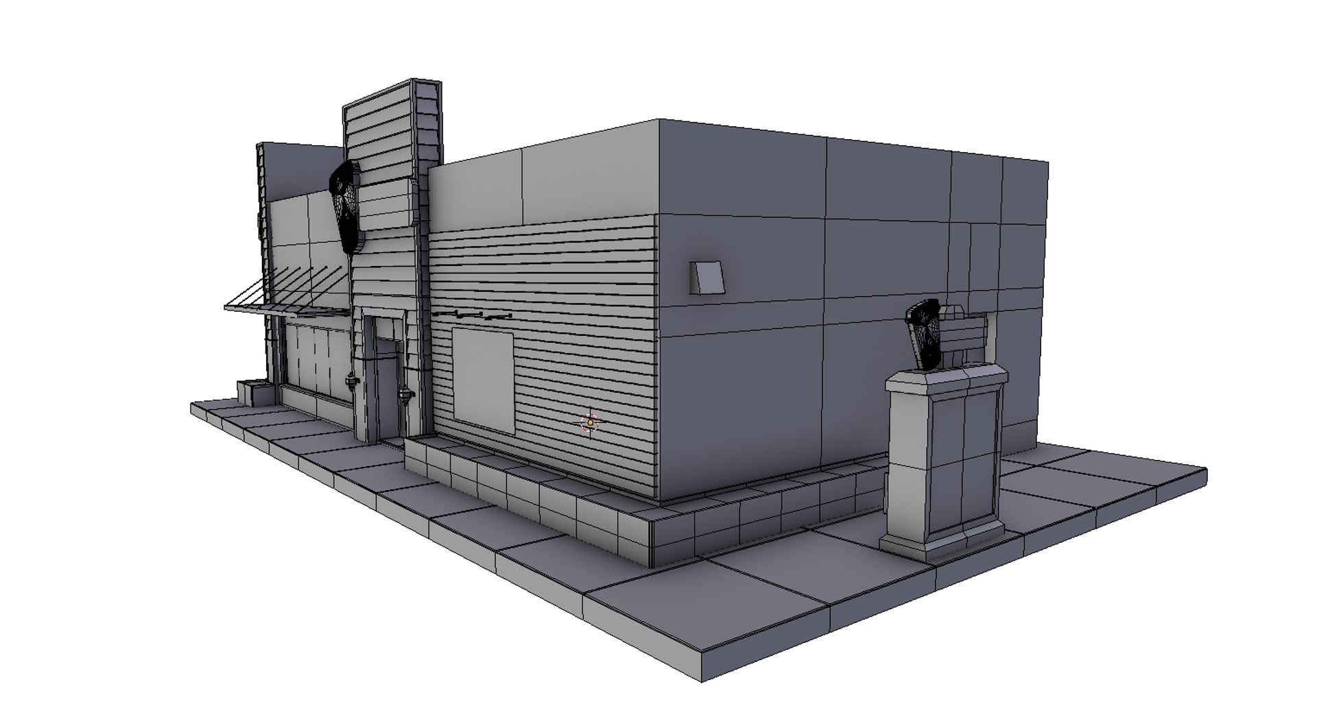 Generic Fast Food Restaurant 3D Model - TurboSquid 1341569