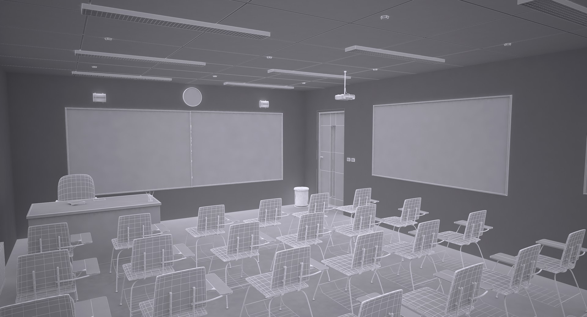 Classroom Class Room 3D - TurboSquid 1220136