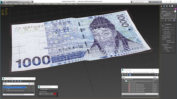 modelo 3d Billete de 1000 won surcoreanos - TurboSquid 1729226